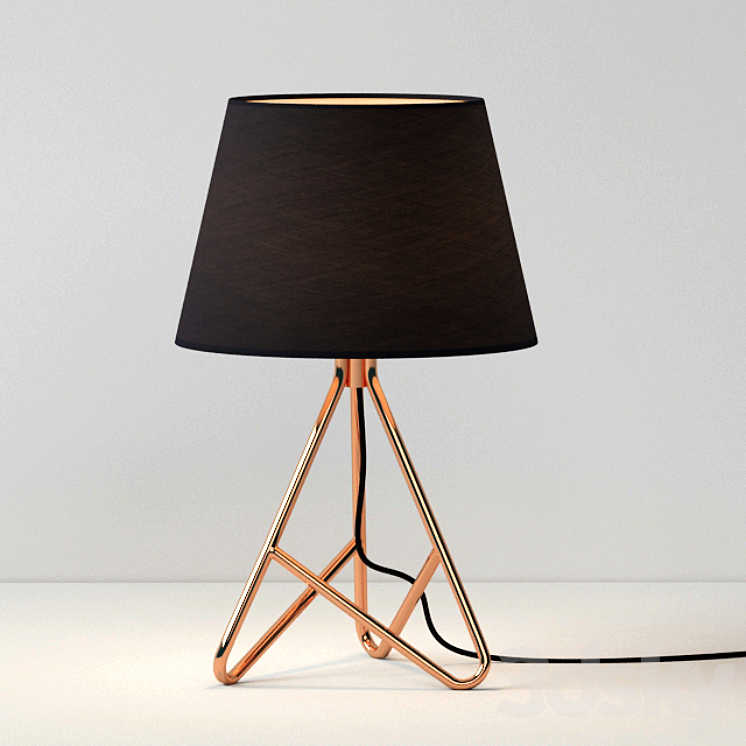 Albus Twisted Table Lamp - Table lamp - 3D model