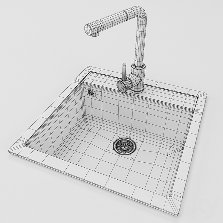 Kitchen Sink - Sink - 3D model