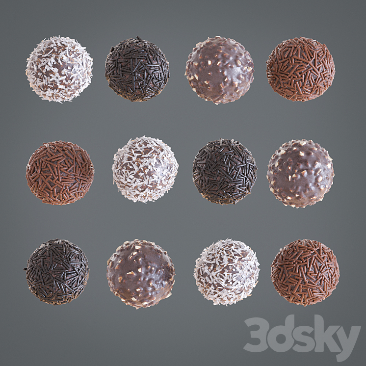 Sweets / Sweets - Food and drinks - 3D model