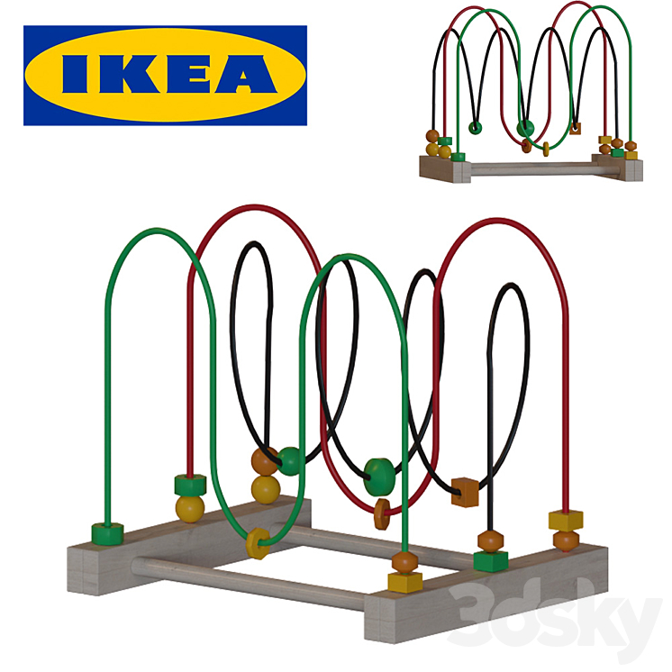 Labyrinth Children's Mule Ikea - Toy - 3D model