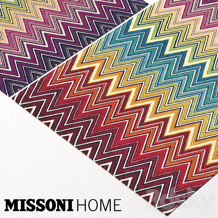 Rug Missoni Home Liuwa Rug - Carpets - 3D model
