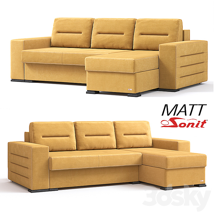 Matt Couch - Sofa - 3D model