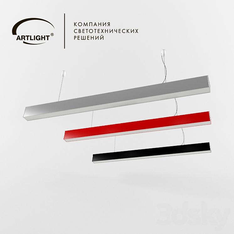 ARTLIGHT_ART-LINE_LED - Pendant light - 3D model