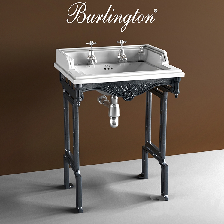 Burlington_T38 ALU_B15 1TH - Bathroom furniture - 3D model