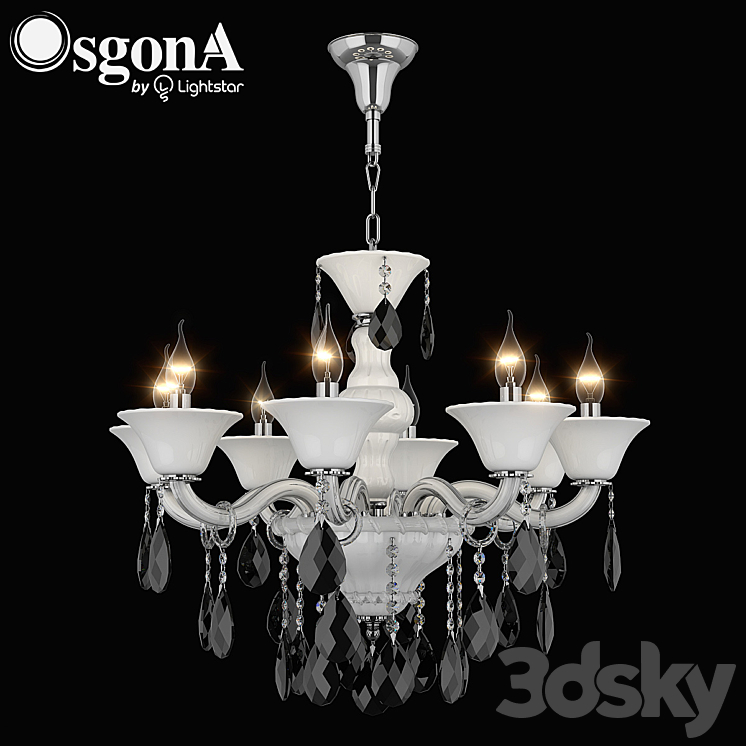 881,080 (MD89189-8) Bianca Osgona by Lightstar - Pendant light - 3D model