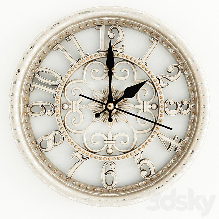 Openwork watch - Watches & Clocks - 3D model