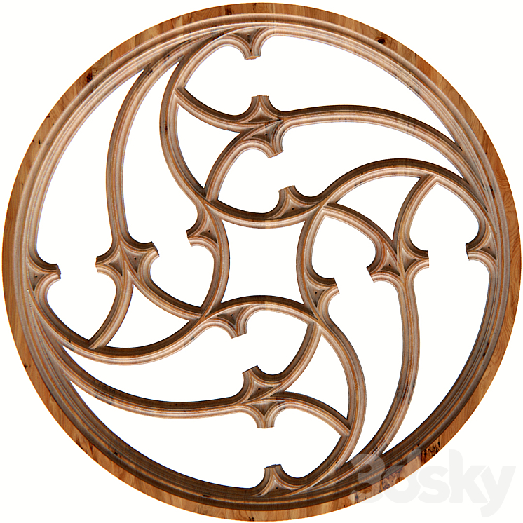 baluster Gothic - Staircase - 3D model