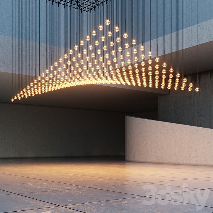Vibia Algorithm - Pendant light - 3D model
