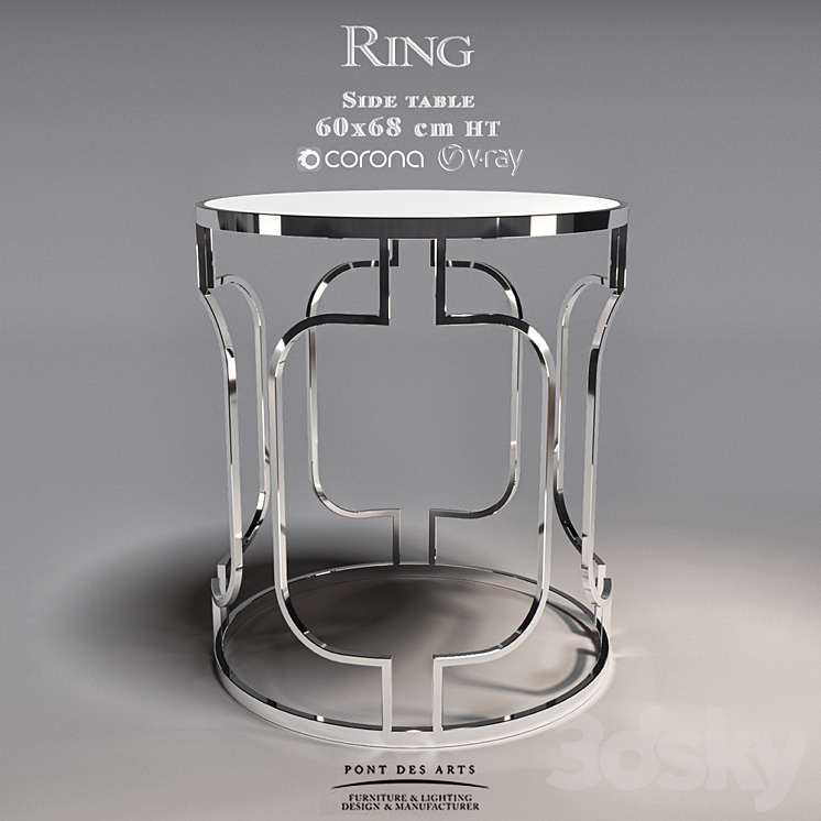 RING side table - Table - 3D model