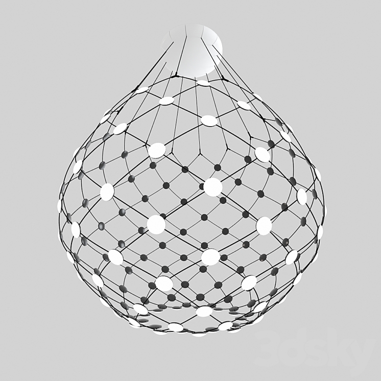 Mesh light - Pendant light - 3D model