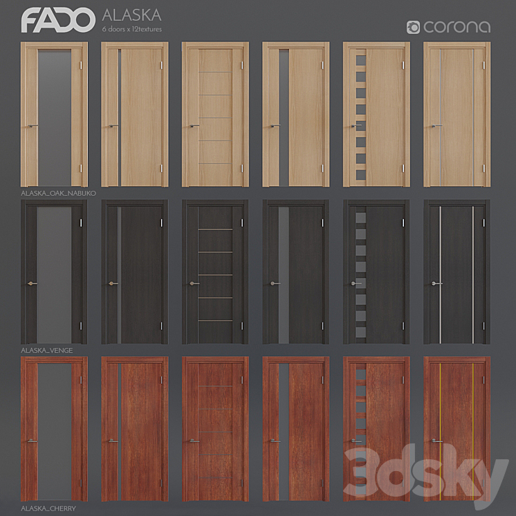 Fado_Alaska - Doors - 3D model
