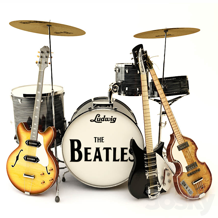 Tools Beatles - Musical instrument - 3D model