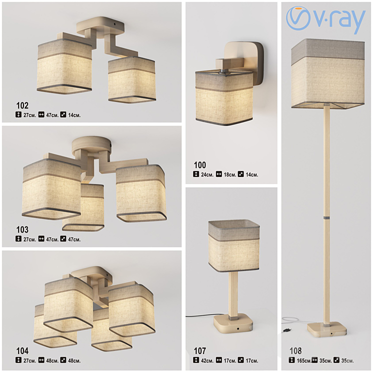 TK Lighting - Pendant light - 3D model