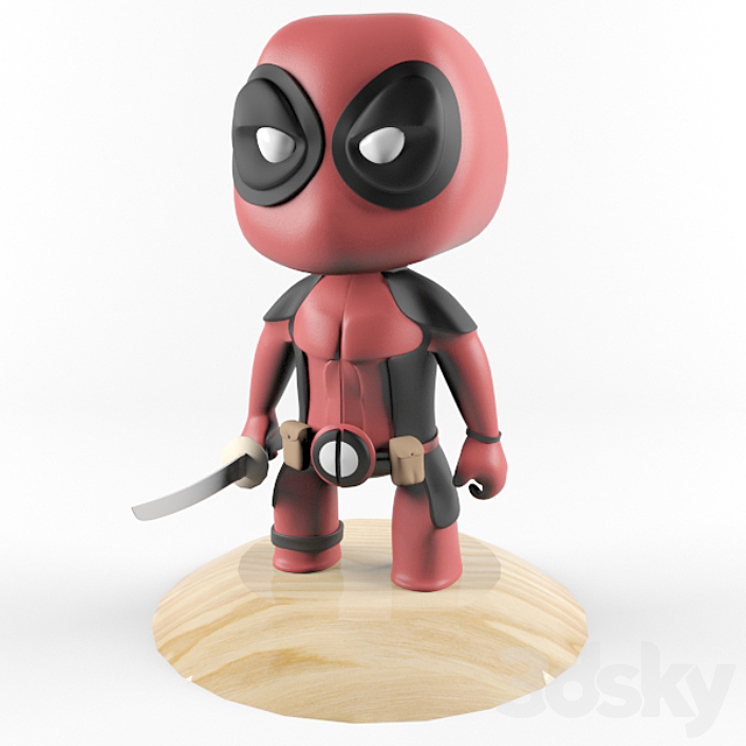 Little Deadpool - Toy - 3D model