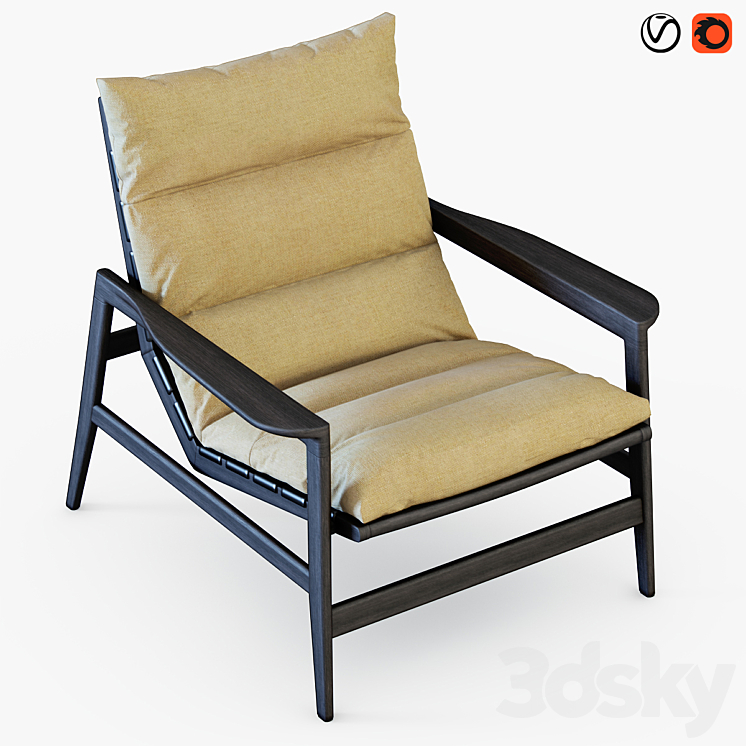 Ipanema armchair - Arm chair - 3D model