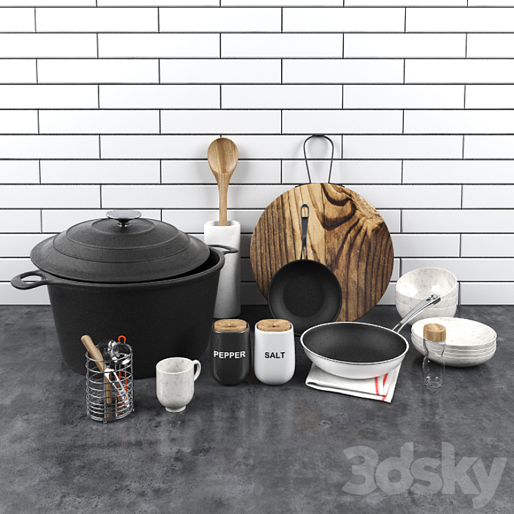DUKA kitchen set - Other kitchen accessories - 3D model