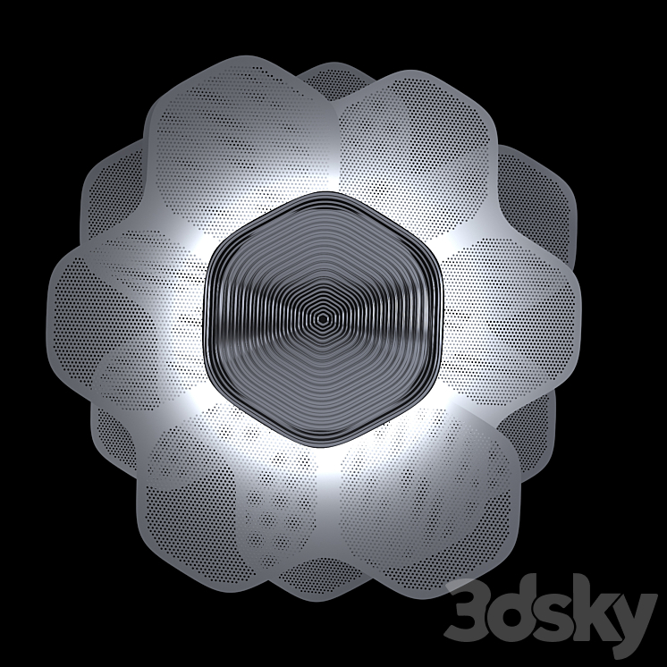Space Cloud - Pendant light - 3D model