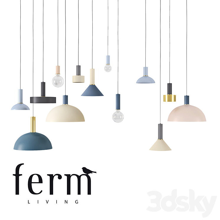 Ferm Living - Collect Lighting - Pendant light - 3D model