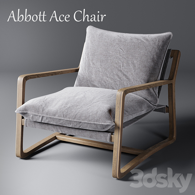 Abbott Ace Chair - Arm chair - 3D model