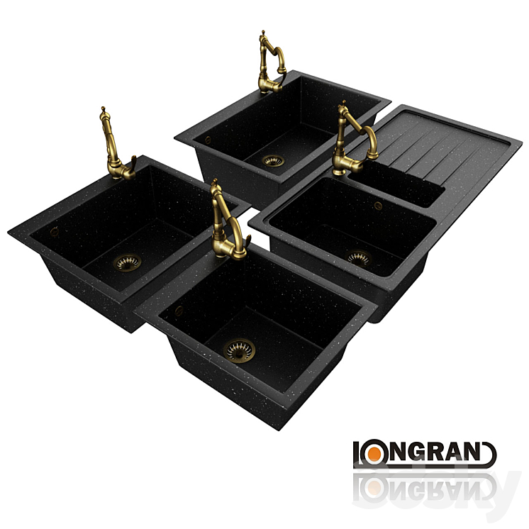 LONGRAN set 4 - Sink - 3D model