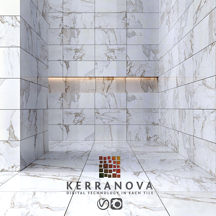 Kerranova marble trend - Tile - 3D model