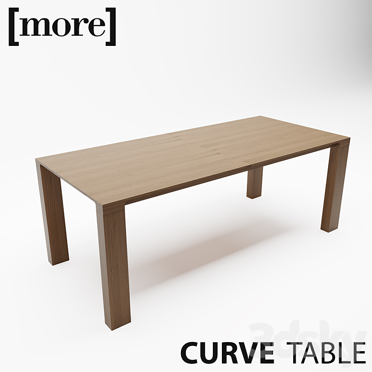 CURVE TABLE - Table - 3D model