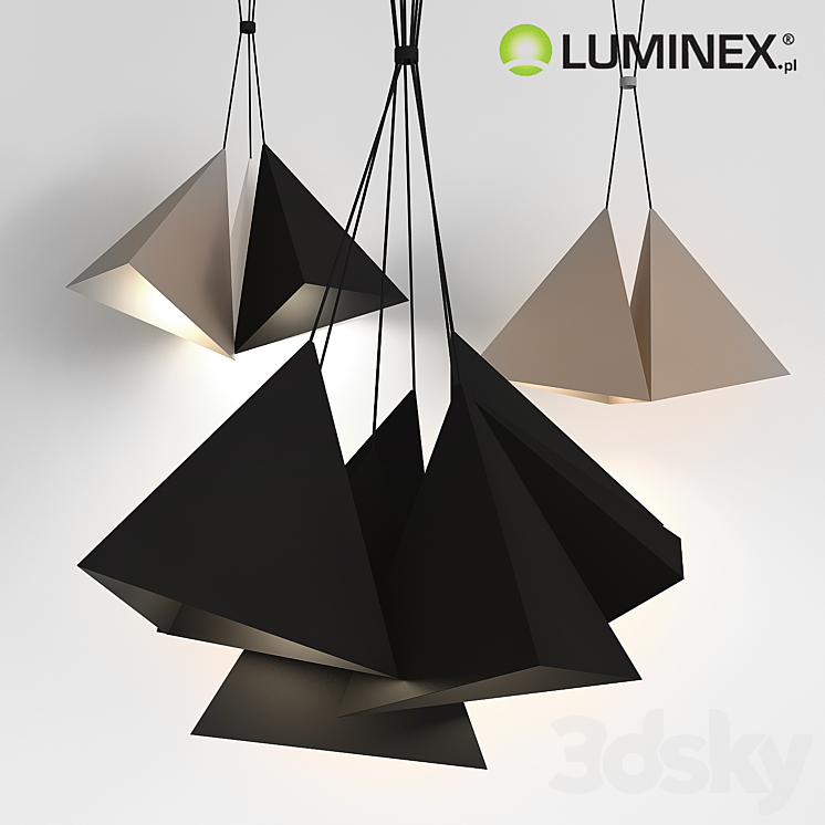 Luminex set - Pendant light - 3D model