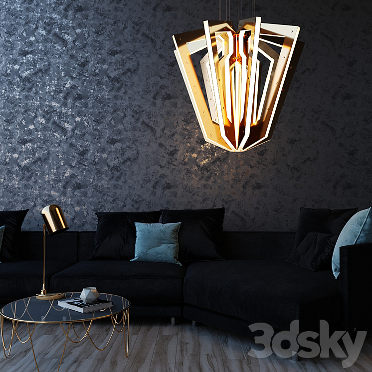 Cameron design house - SALLA - Pendant light - 3D model