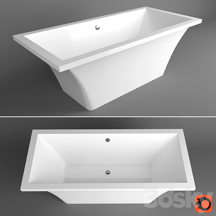 Astra-Form-Lotus - Bathtub - 3D model