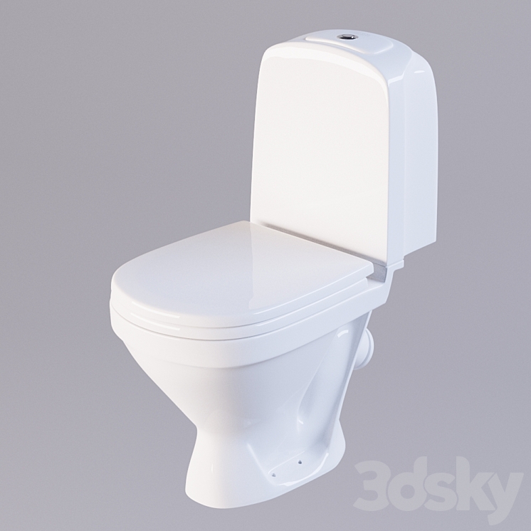 Sanita Lux Classic toilet bowl - Toilet and Bidet - 3D model