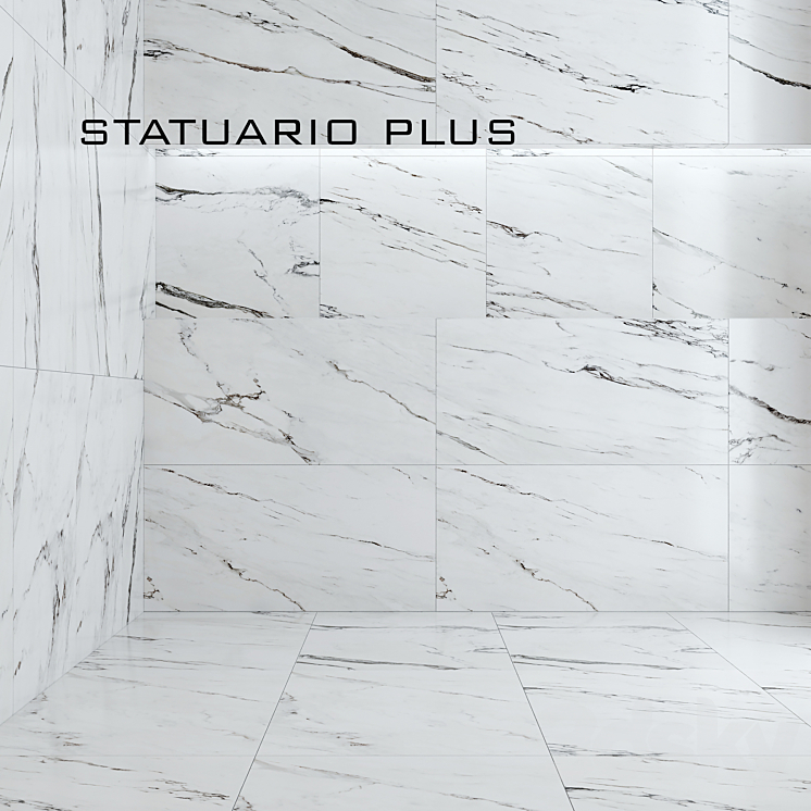 Tile Peronda Museum Statuario Plus - Tile - 3D model