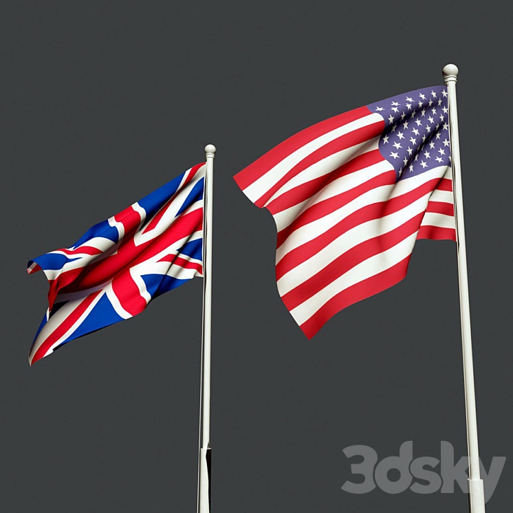 Flag - Miscellaneous - 3D model