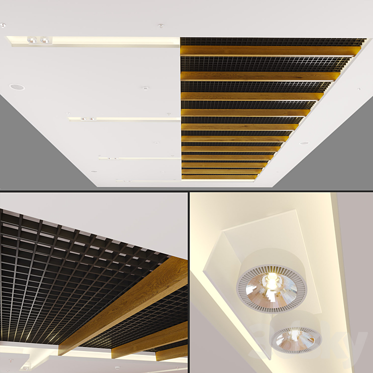 Modern Ceiling - Other decorative objects - 3D model