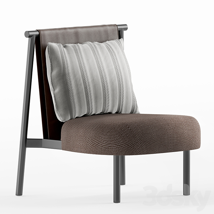 Bolzan jack chair - Arm chair - 3D model