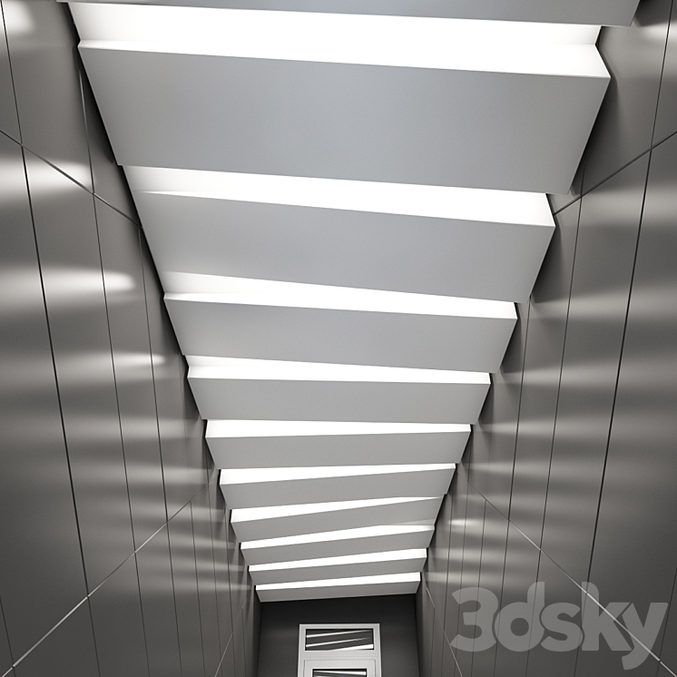 False ceiling (Ceiling_005) - Other decorative objects - 3D model