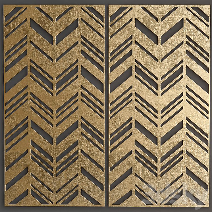 Metal panels_4 - 3D panel - 3D model