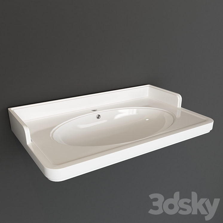 sink Kerama Marazzi Pompei - Wash basin - 3D model