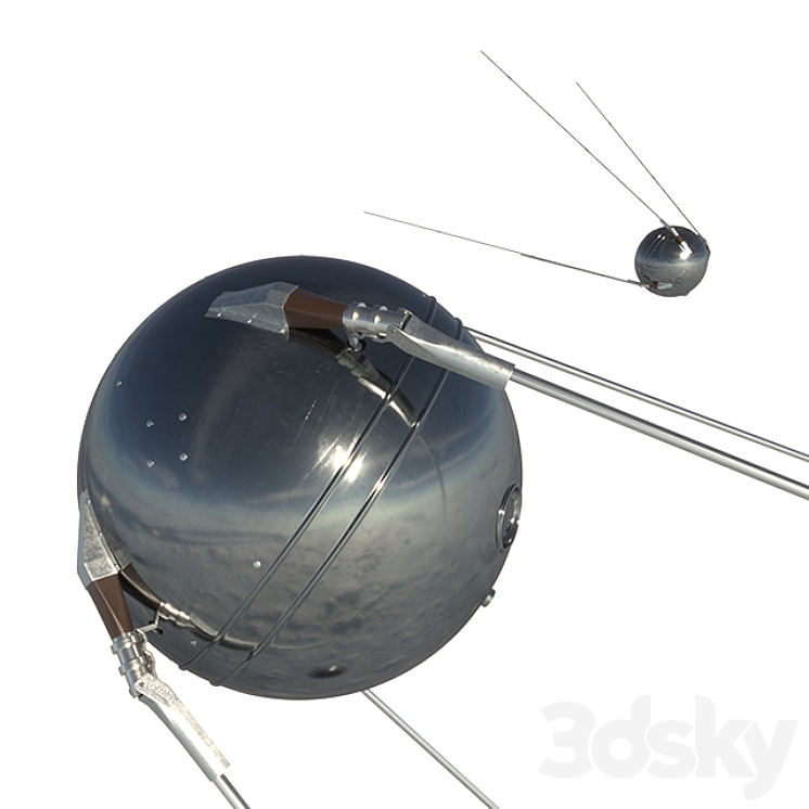 Sputnik-1 - Miscellaneous - 3D model