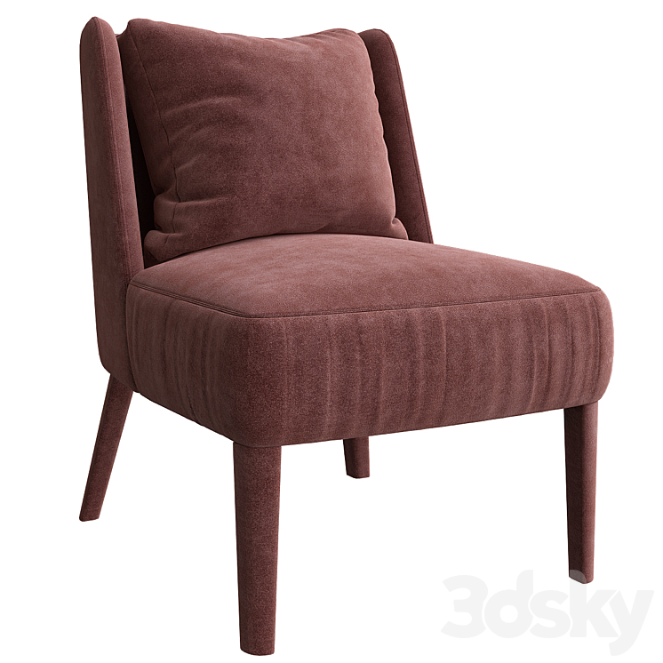 Meridiani CECILE - Arm chair - 3D model