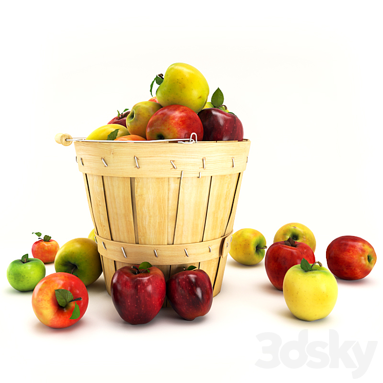 Apple - Food and drinks - 3D model