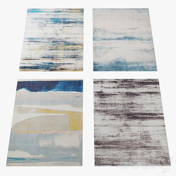 West elm rugs - Carpets - 3D model
