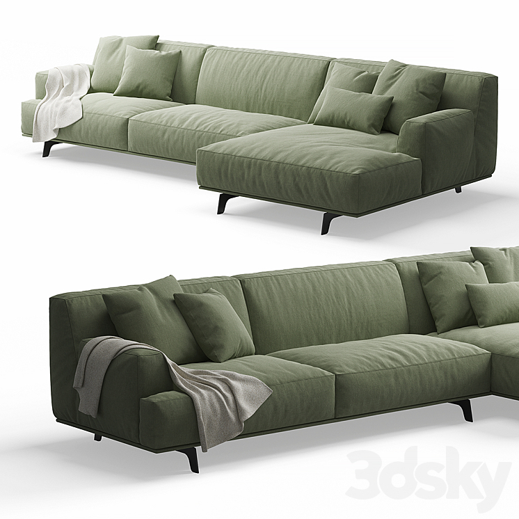 Poliform tribeca - Sofa - 3D model