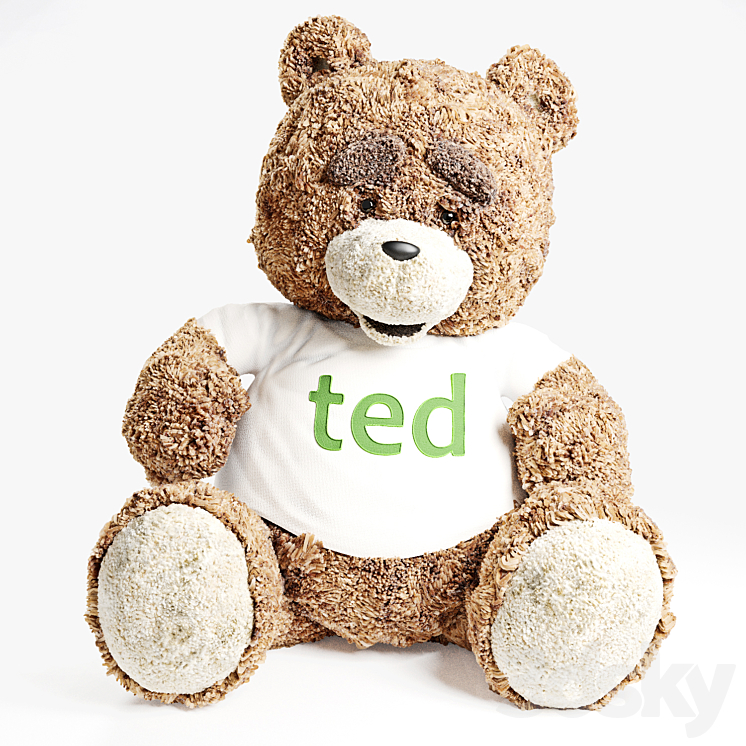 Children's toy bear Ted - Toy - 3D model