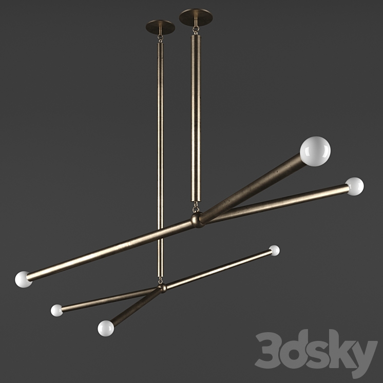 Arrow lamps by Apparatus - Pendant light - 3D model