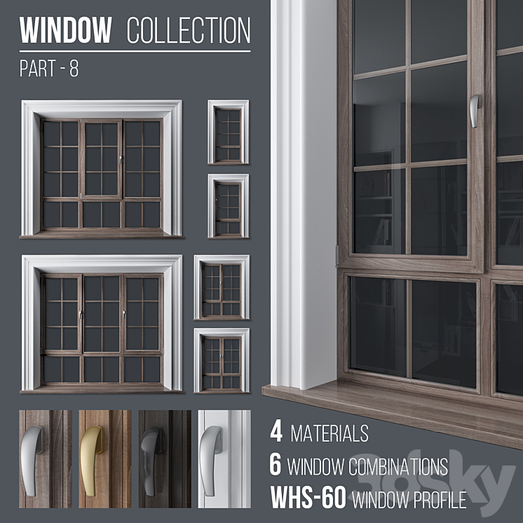 Window Collection Part 8 - Windows - 3D model