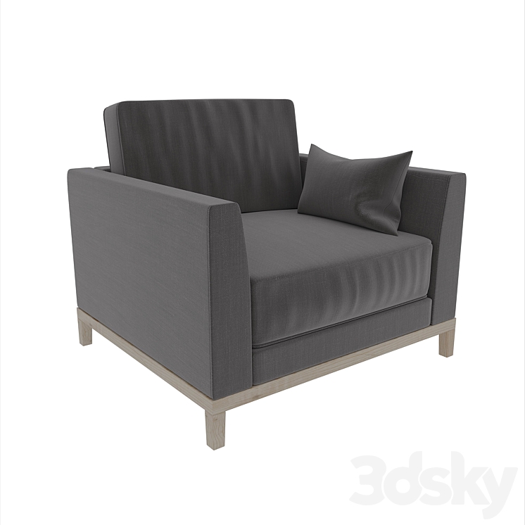 Armchair boston - Arm chair - 3D model