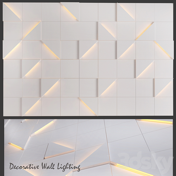 Decorative Wall Lighting - Other decorative objects - 3D model