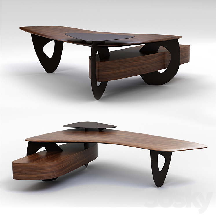 Tama desk walter knoll - Office furniture - 3D model