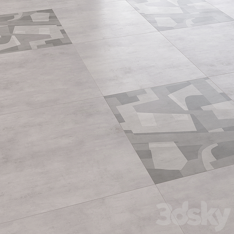 Brooklyn Floor Tile - Tile - 3D model