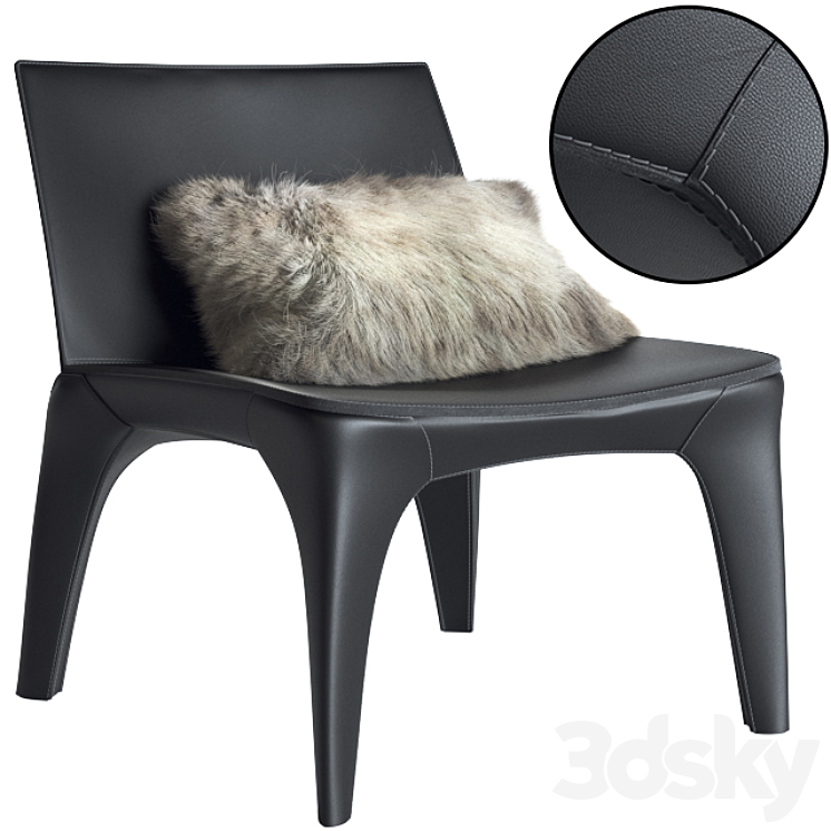 BB Poliform (vray NEXT) - Arm chair - 3D model